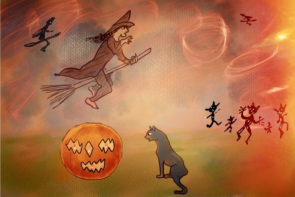 Witches Fly Song for Halloween - Storynory
