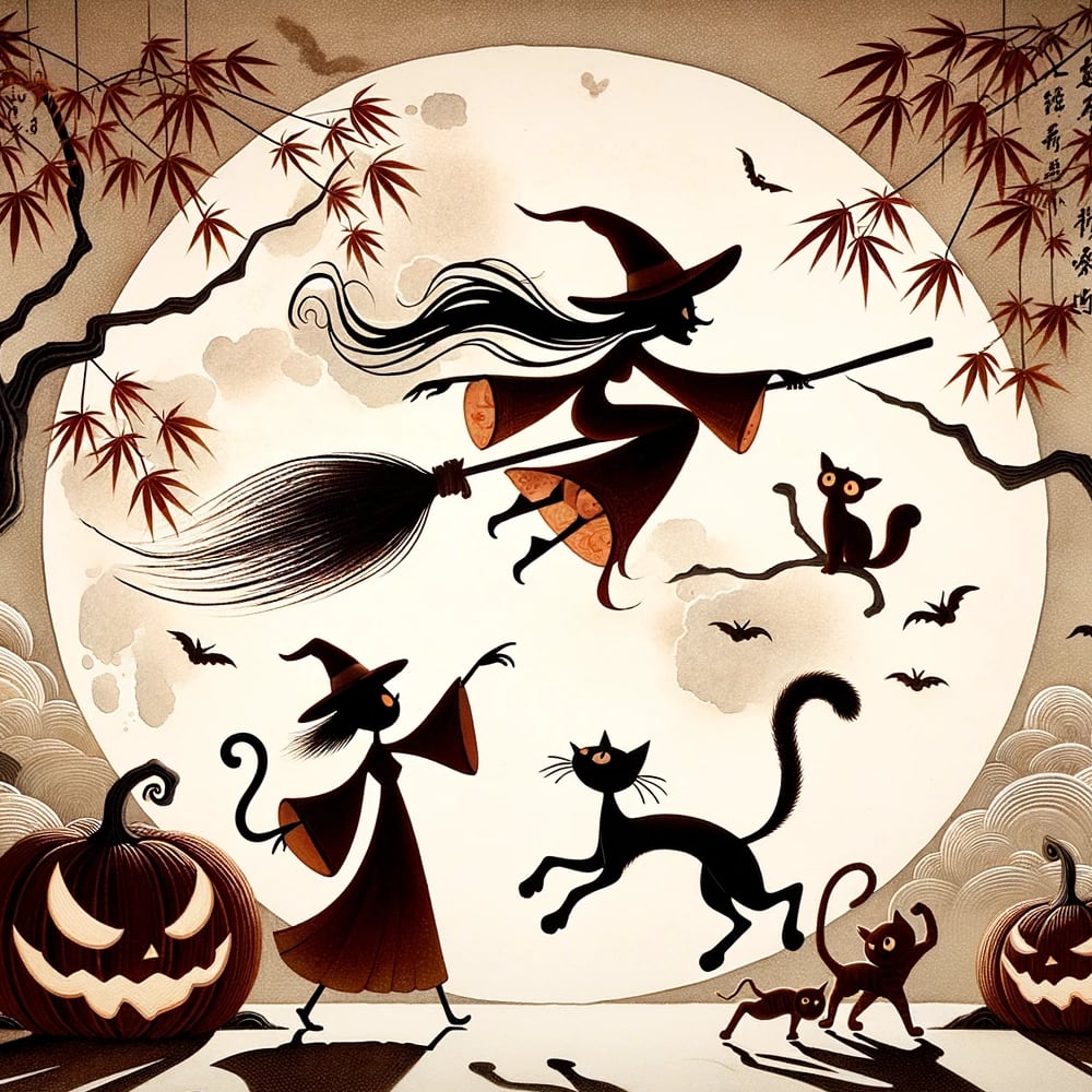 Witches Fly Song for Halloween - Storynory